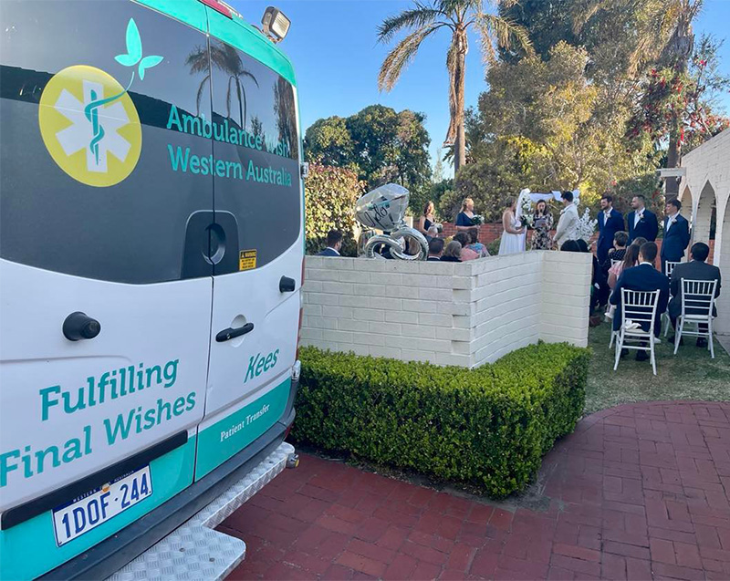 A wedding - Ambulance Wish Western Australia